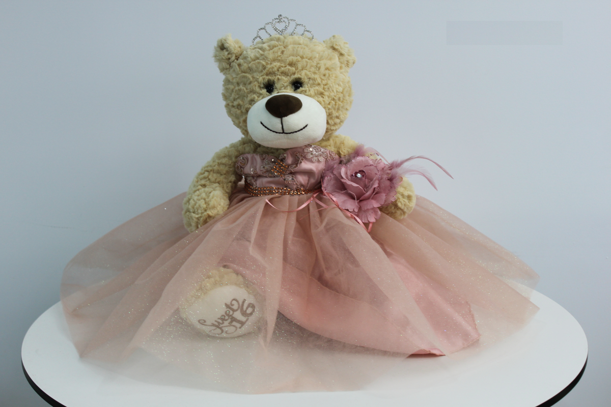 20" Sweet 16 Light Brown Bear With Embroidery "Sweet 16"- B16632A-30M ...