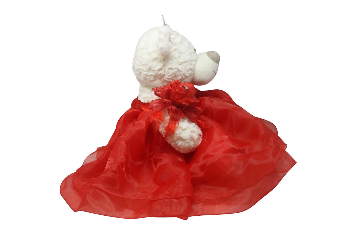 20" White Bear - B16831N-14 Red – Kinnex Dolls