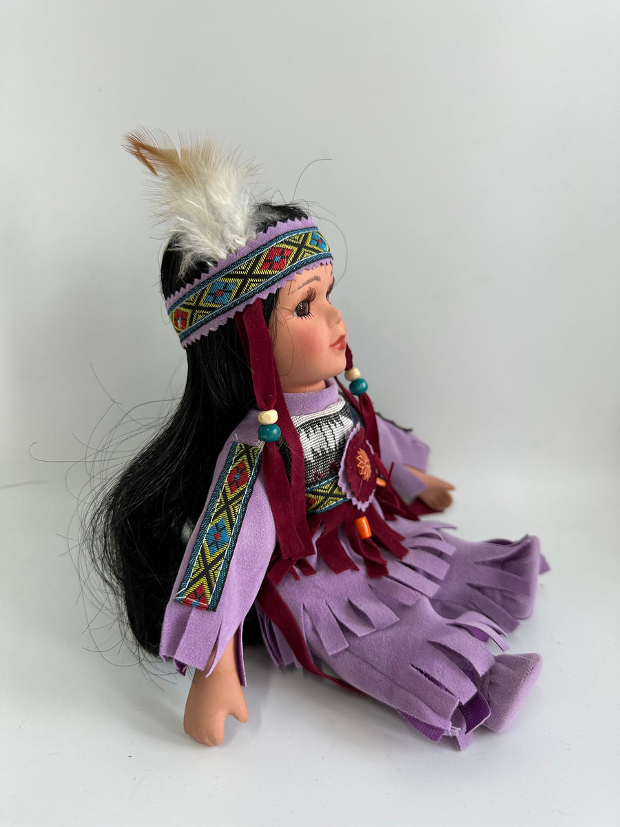 8" Porcelain Indian Doll "Little Cubs" (Set Of 12, 6 Asst'd) D08783K ...