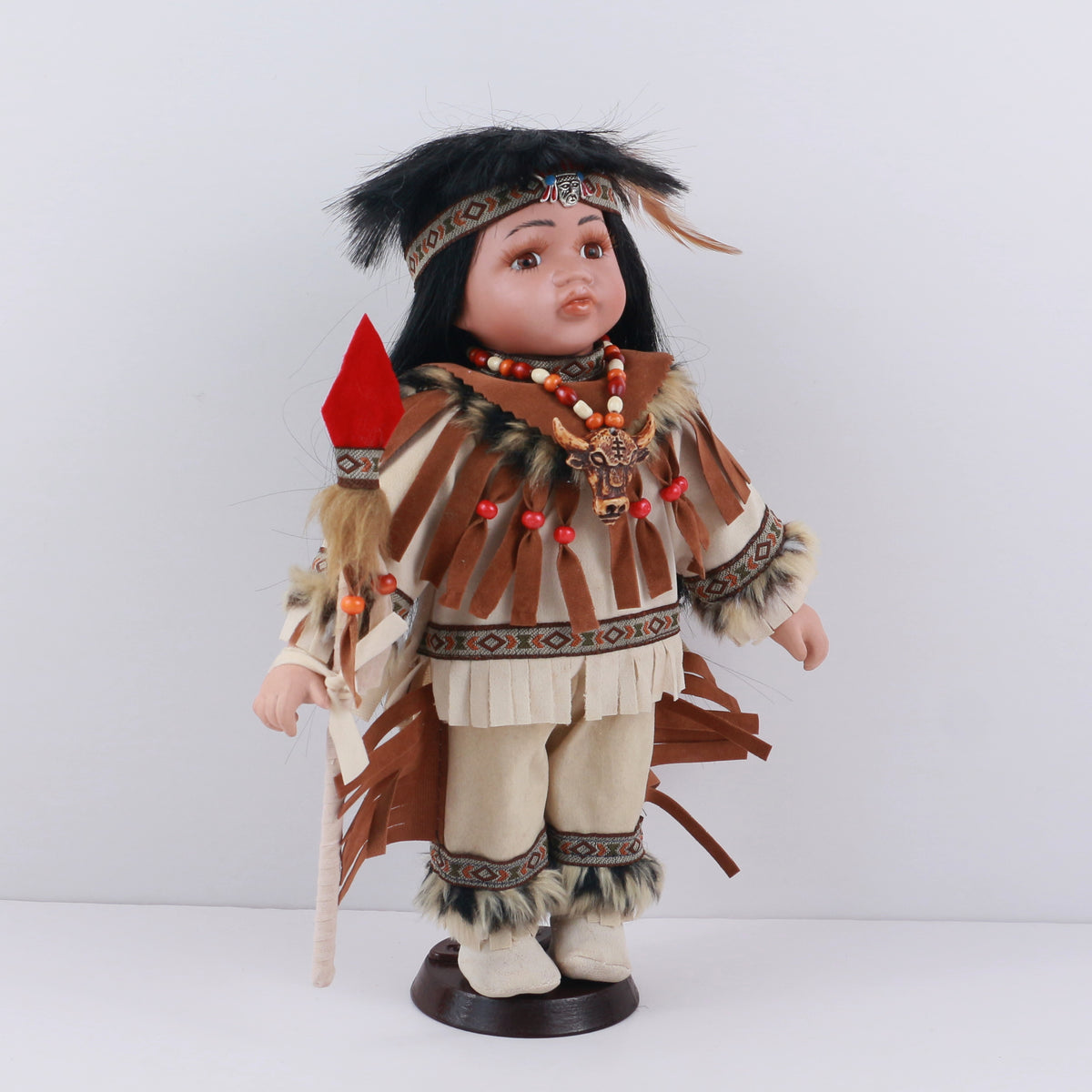 12" Porcelain Indian Doll D12775, Chetan – Kinnex Dolls