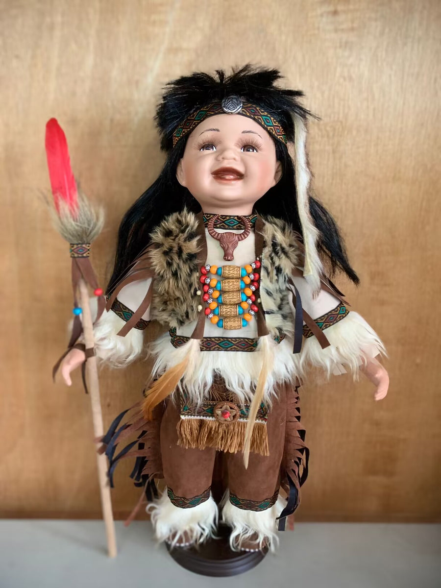 16" Porcelain Indian Doll D16784, Pravar – Kinnex Dolls