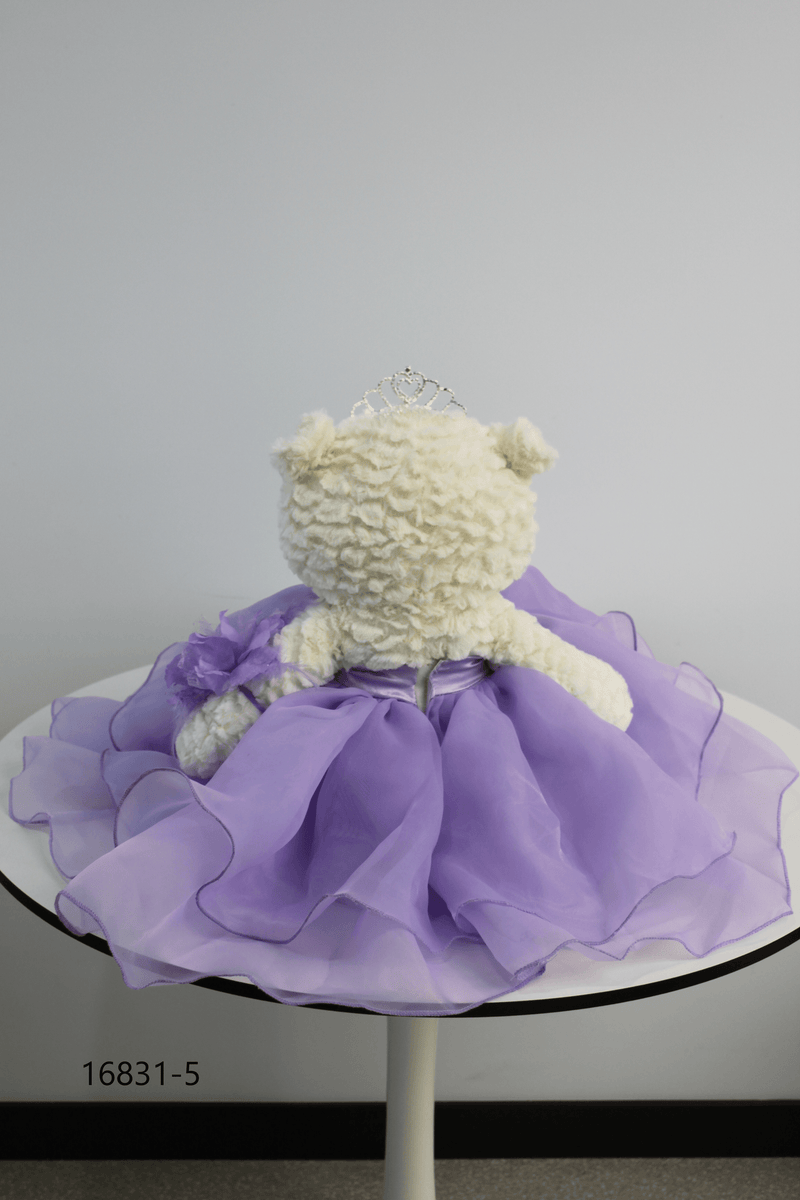 20" Quinc Bear - B16831-5 Light Purple – Kinnex Dolls