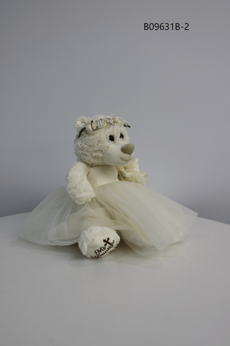 12" Quince Bear - B09631B-2 Ivory – Kinnex Dolls