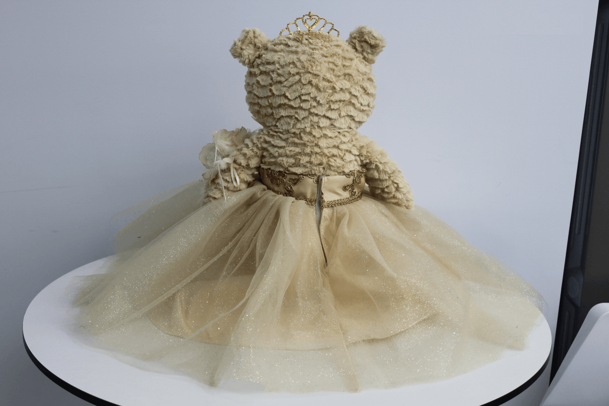 Wholesale 20" Quince Bear - B16632-34G Champagne – Kinnex Dolls
