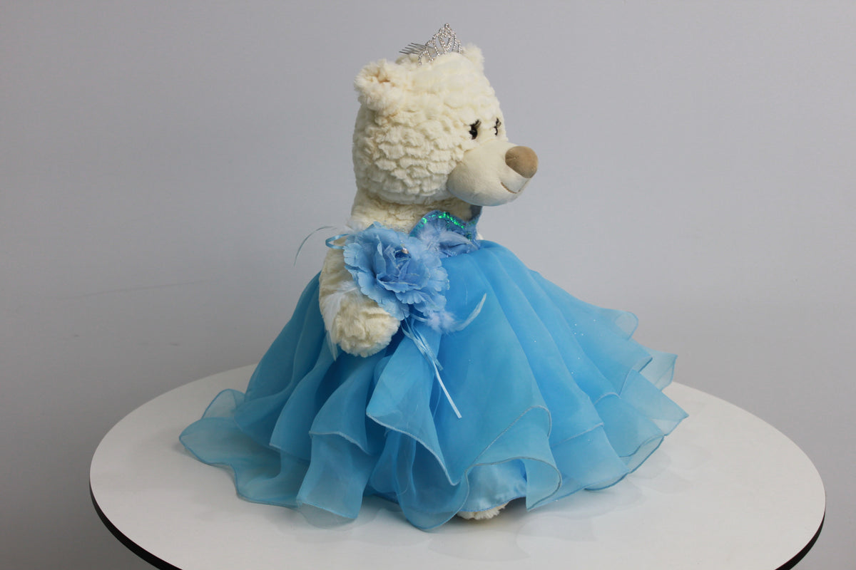 20" Quinc Bear - B16831-4 Light Blue – Kinnex Dolls