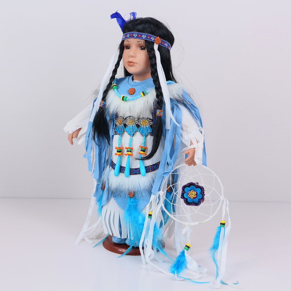 16" Porcelain Indian Doll D16770, LOCHANA – Kinnex Dolls