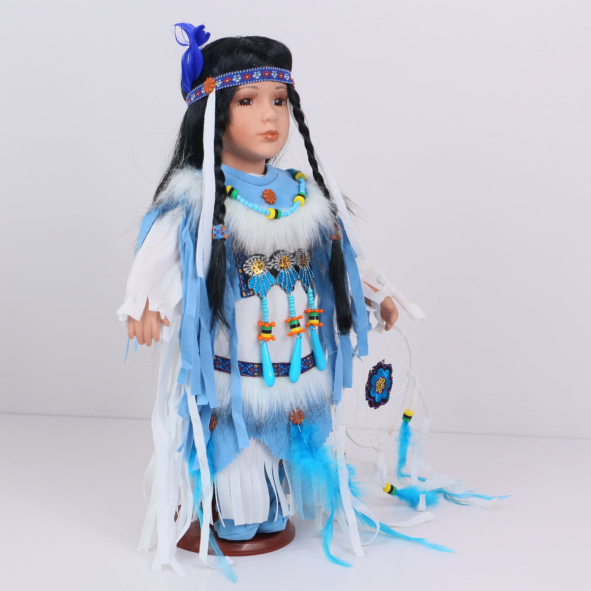 16" Porcelain Indian Doll D16770, LOCHANA – Kinnex Dolls