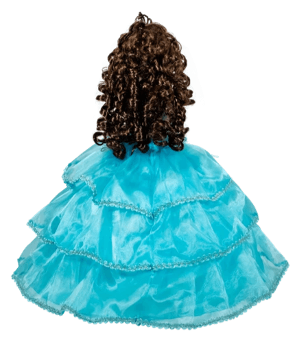 18" Sleeveless Umbrella Quince Dolls KB18724-23B Aqua – Kinnex Dolls